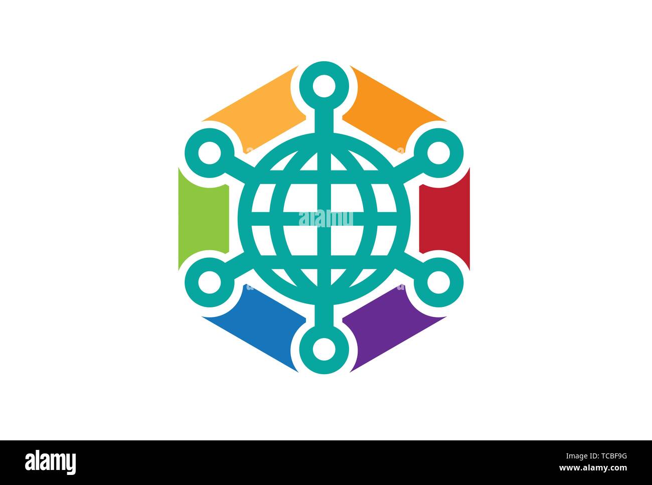 Connection logo hi-res stock photography and images - Alamy