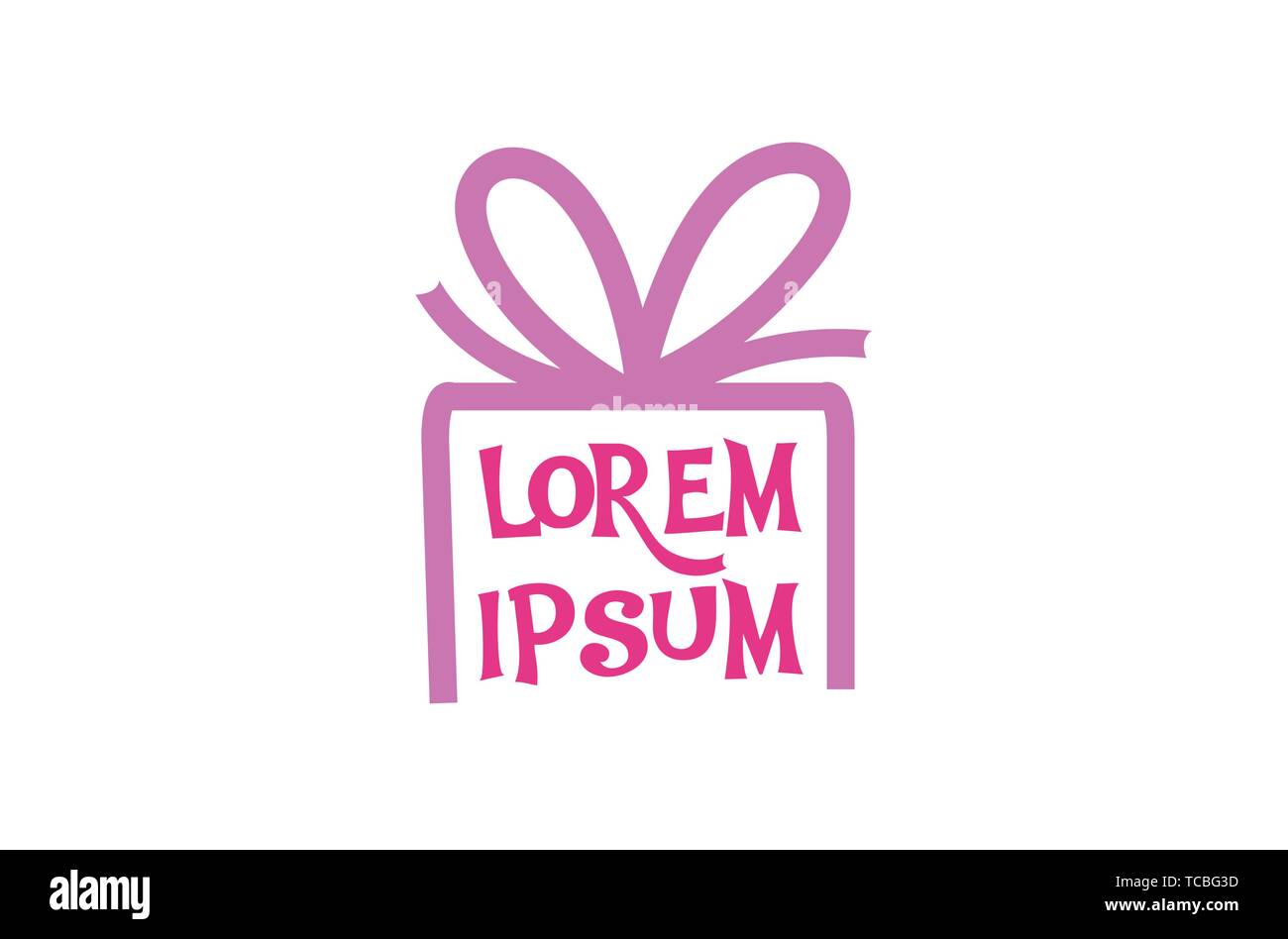 Creative Gift Box logo Vector Symbol Design Illustration Stock Vector ...