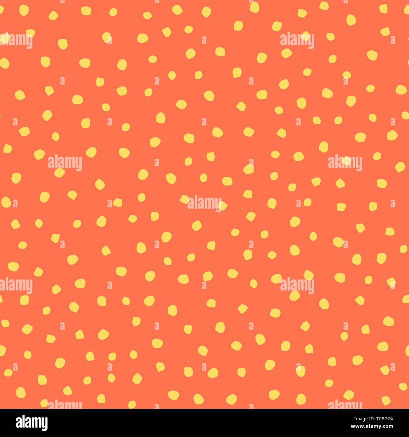 Peach Polka Dot Background