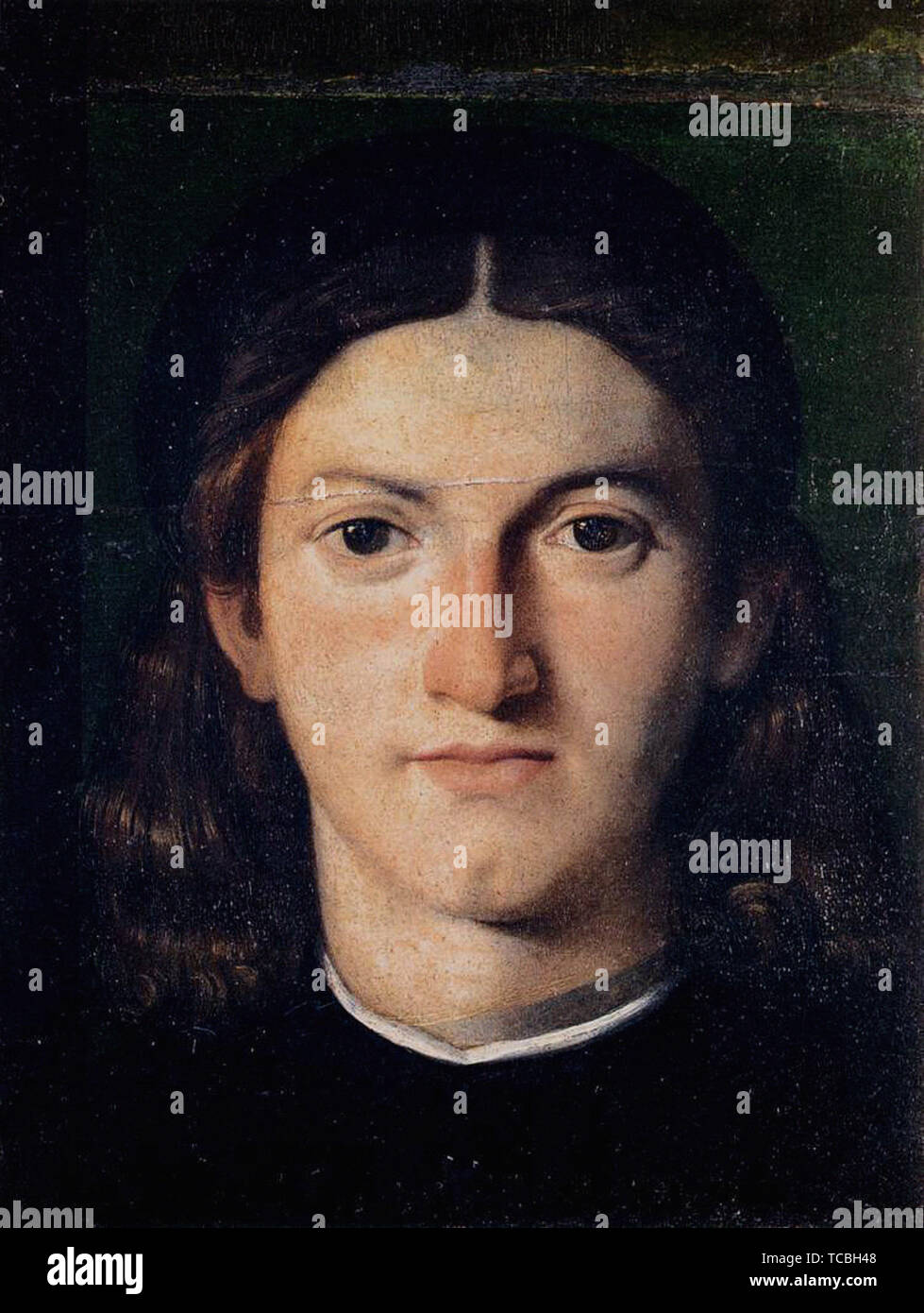 Lorenzo Lotto - Portrait Young Man 1505 Stock Photo - Alamy