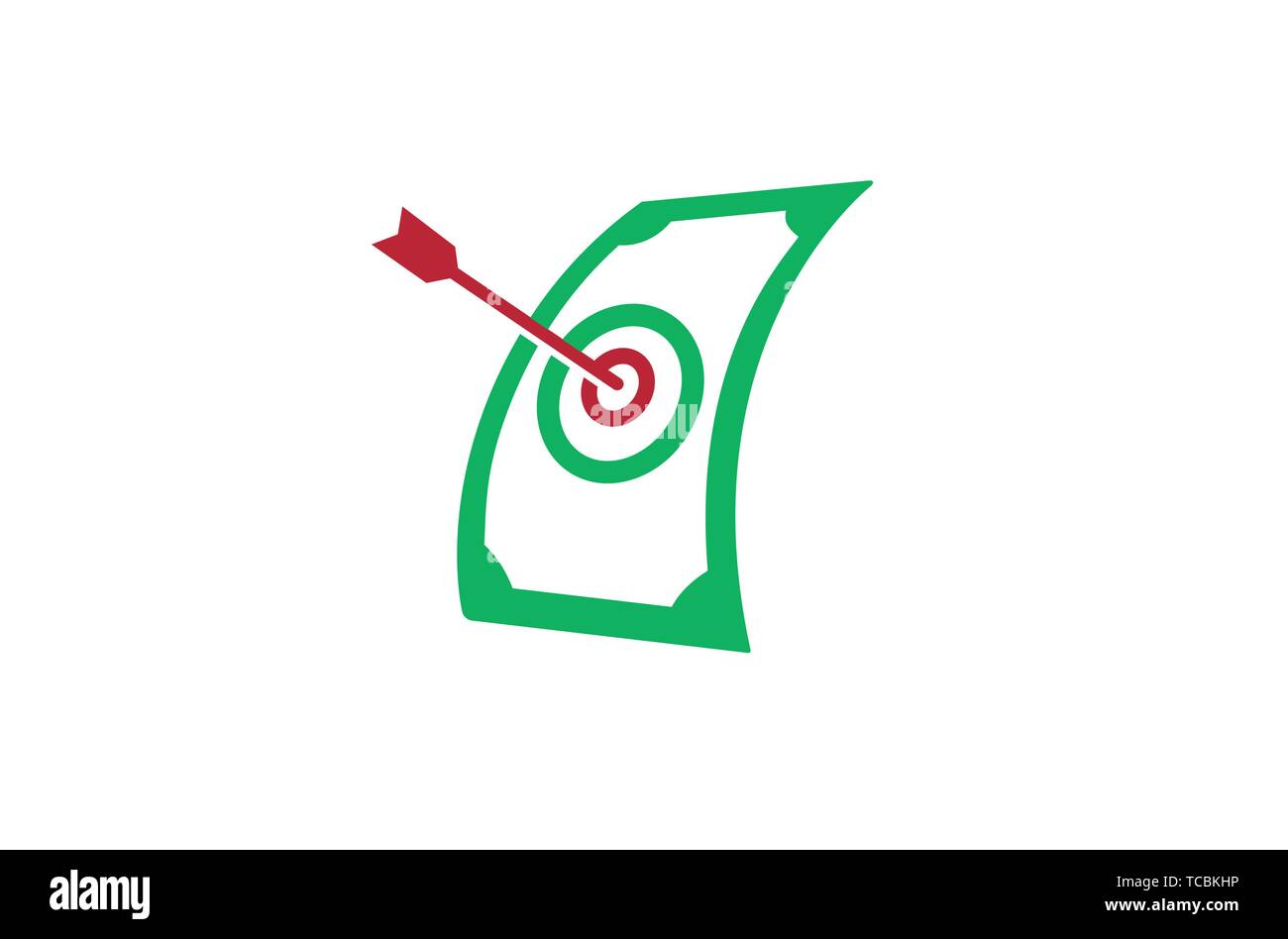 Dollar Target Arrow Logo Symbol Vector Design Illustration Stock Vector ...