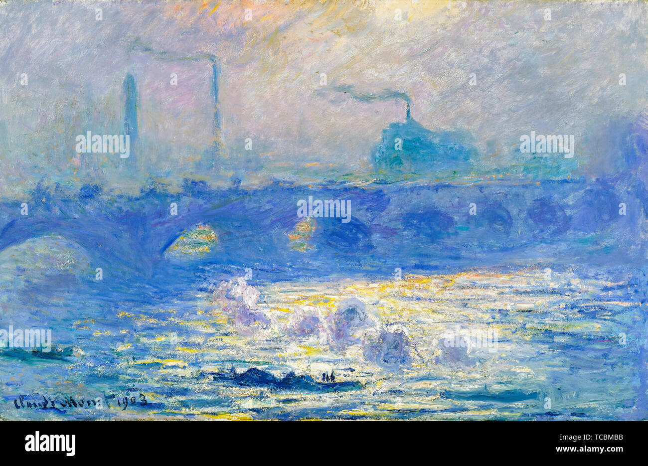 Claude Monet Waterloo Bridge High Resolution Stock Photography and ...