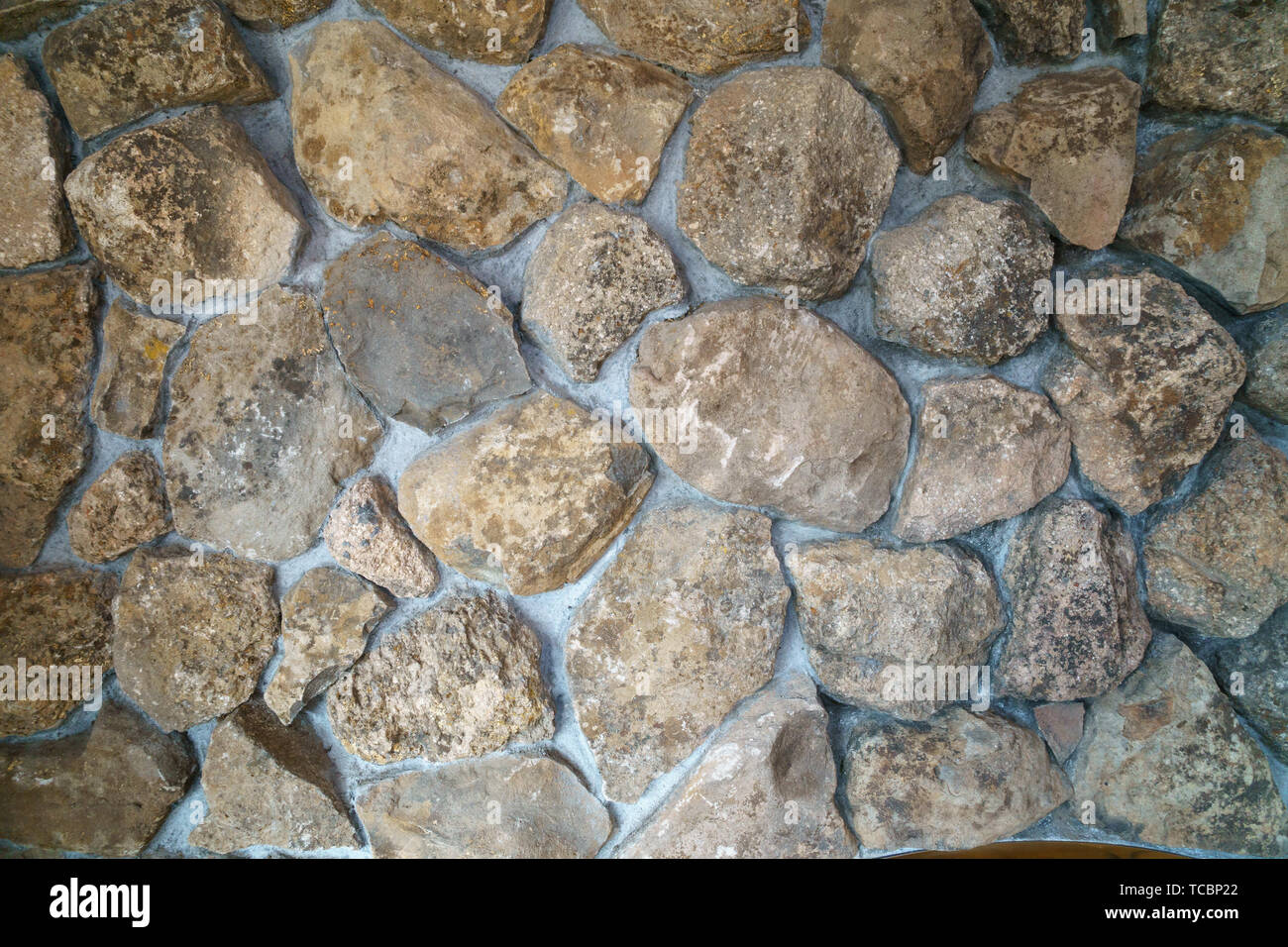 Round stone wall Stock Photo - Alamy