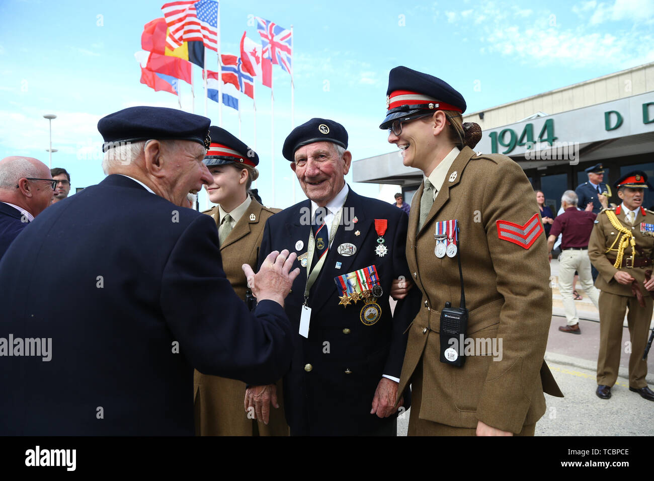 Commemorating the 75th anniversary of the d day landings hi-res stock ...