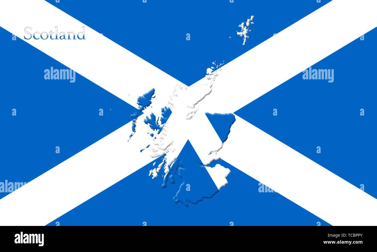 Great map of scotland hi-res stock photography and images - Alamy