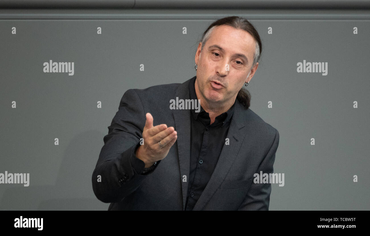 Berlin, Germany. 06th June, 2019. Alexander S. Neu (Die Linke), Member ...
