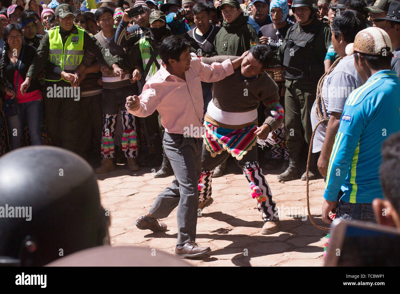 POTOSÍ, PO - 04.05.2019: BOLÍVIA CELEBRA O TRADICIONAL EL TINKU ...