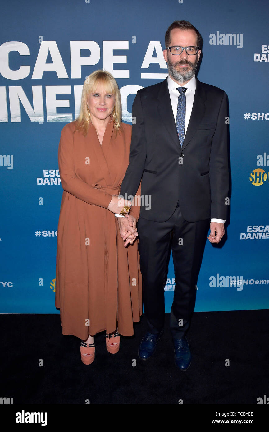 Patricia arquette and boyfriend eric white hi-res stock photography and ...