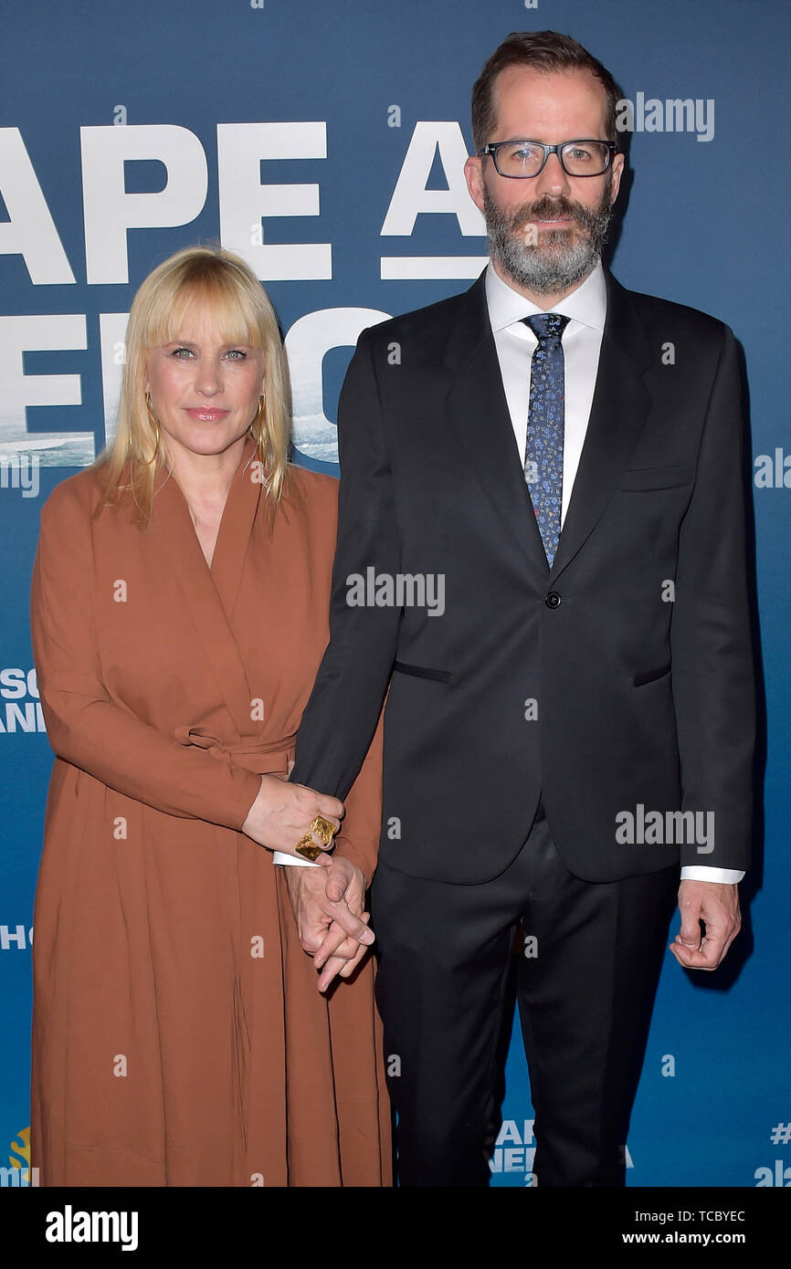 Patricia arquette and boyfriend eric white hi-res stock photography and ...