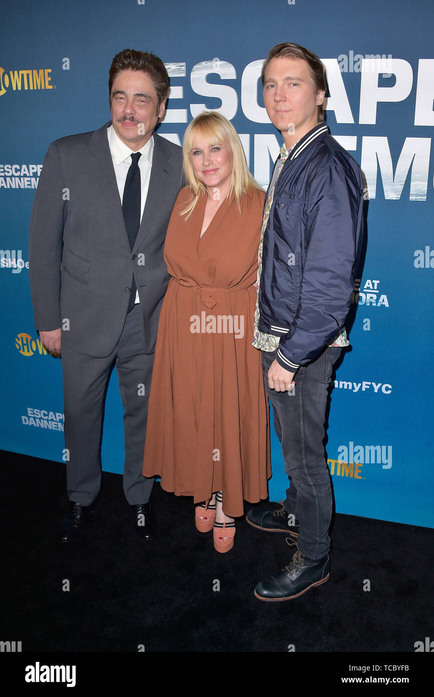 Los Angeles, USA. 05th June, 2019. Benicio del Toro, Patricia Arquette ...