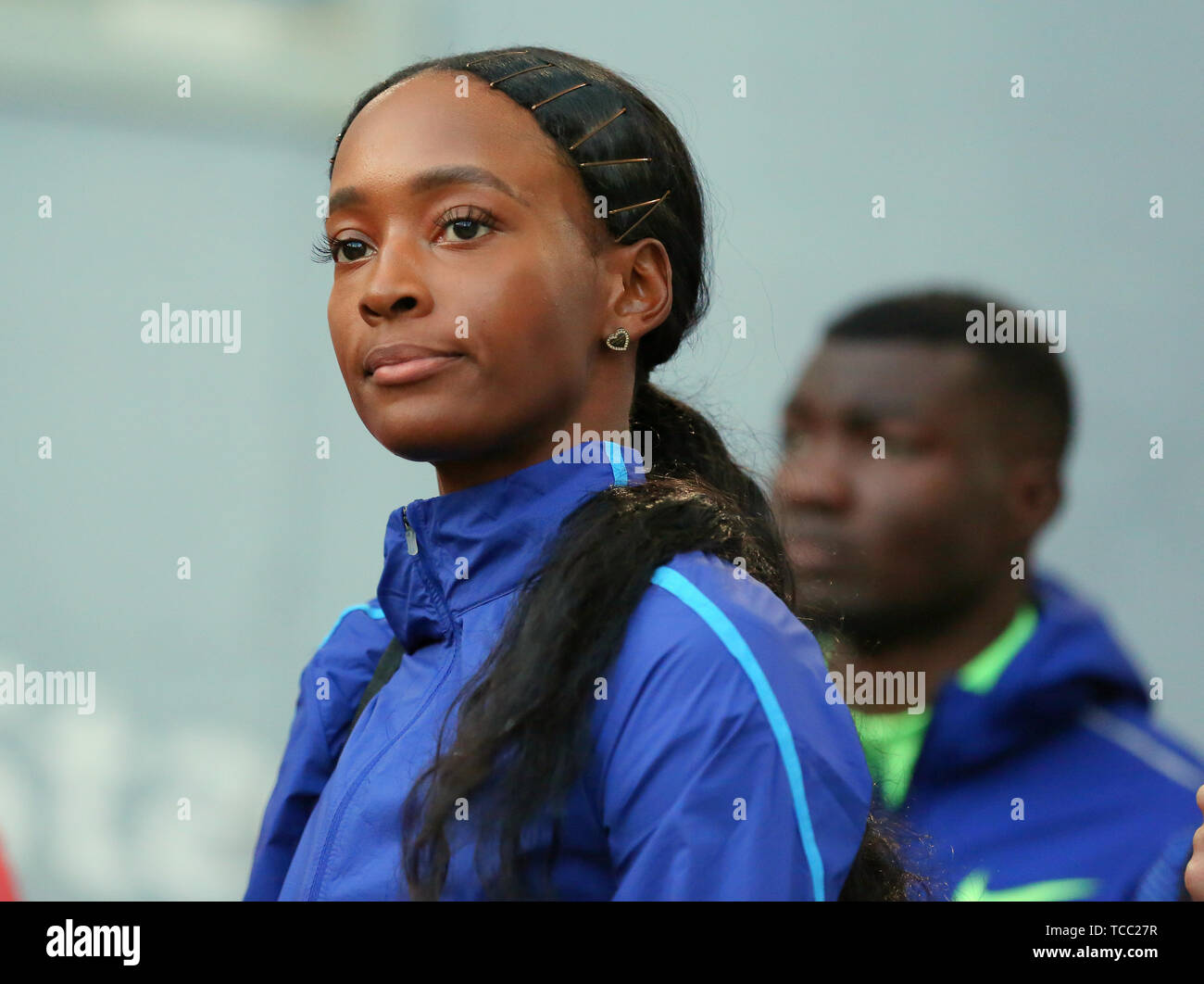 ROME, ITALY - JUN 06: Dalilah Muhammad of USA competes in the Women ...
