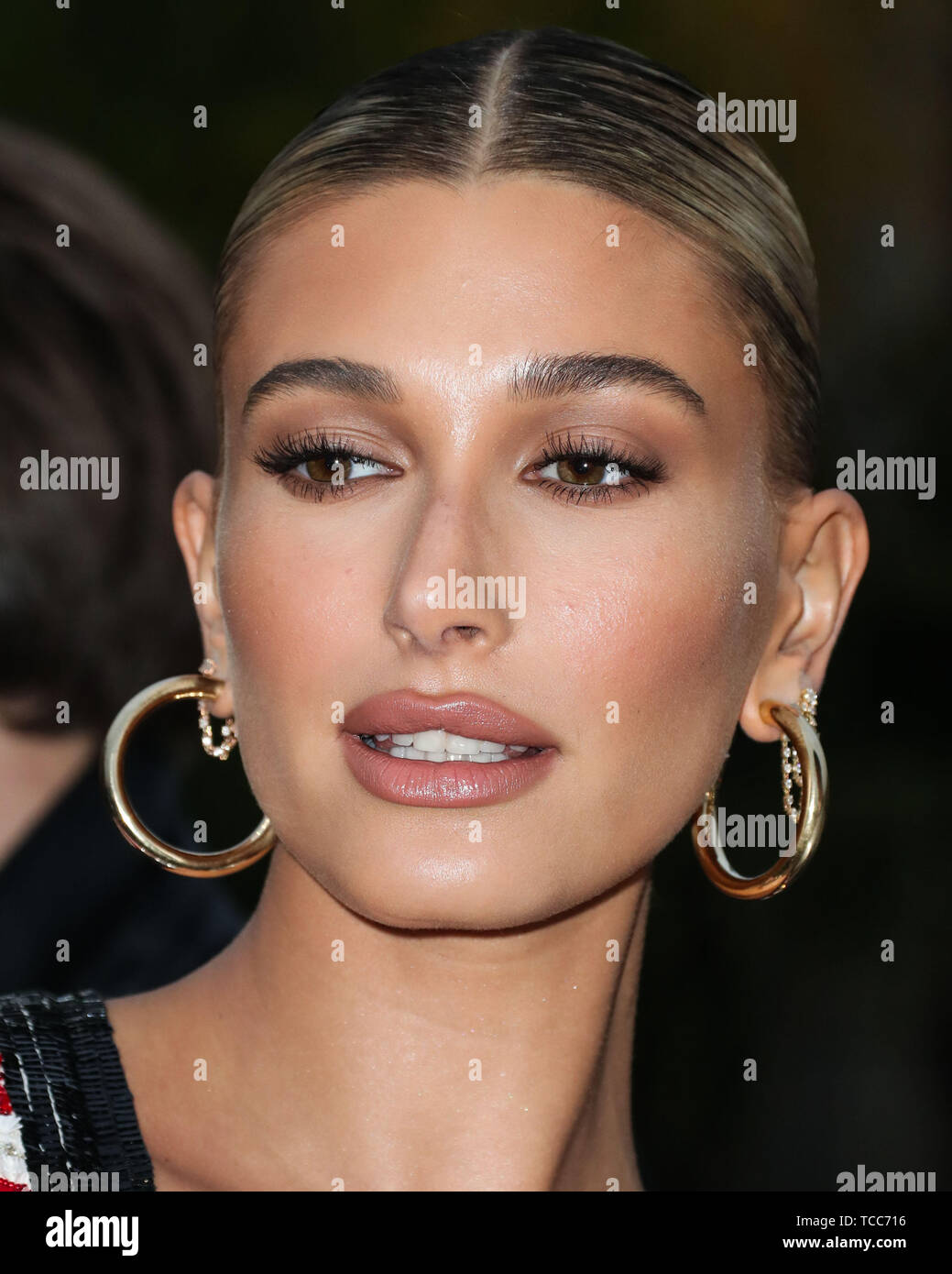 MALIBU, LOS ANGELES, CALIFORNIA, USA - JUNE 06: Model Hailey Rhode ...