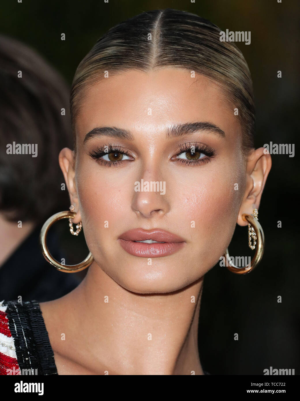 MALIBU, LOS ANGELES, CALIFORNIA, USA - JUNE 06: Model Hailey Rhode ...