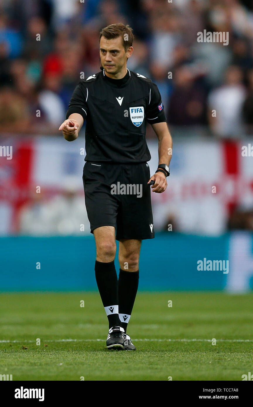 Referee clement turpin during uefa hi-res stock photography and images ...