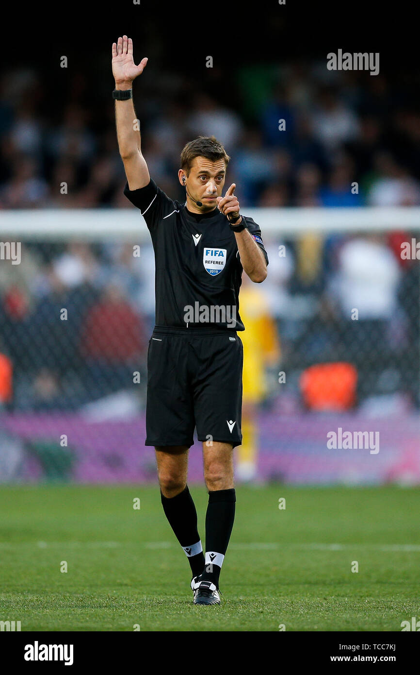 Referee clement turpin during uefa hi-res stock photography and images ...