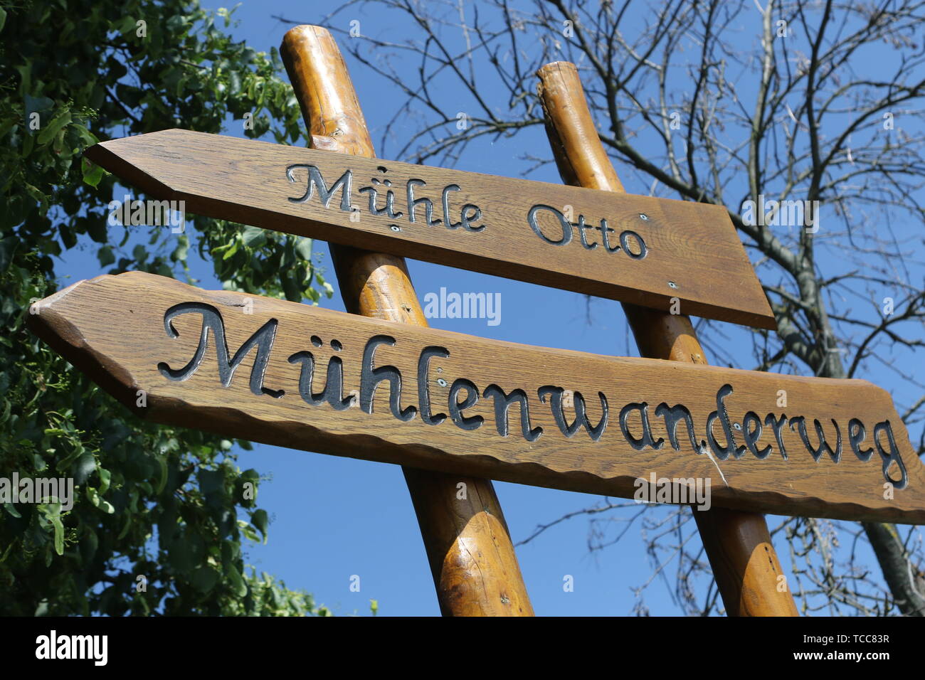 Abbenrode, Germany. 07th June, 2019. A sign with the inscription ...