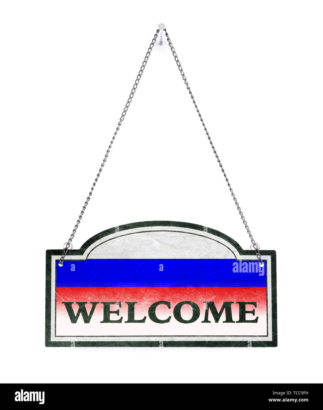 Welcome to russia sign hi-res stock photography and images - Alamy