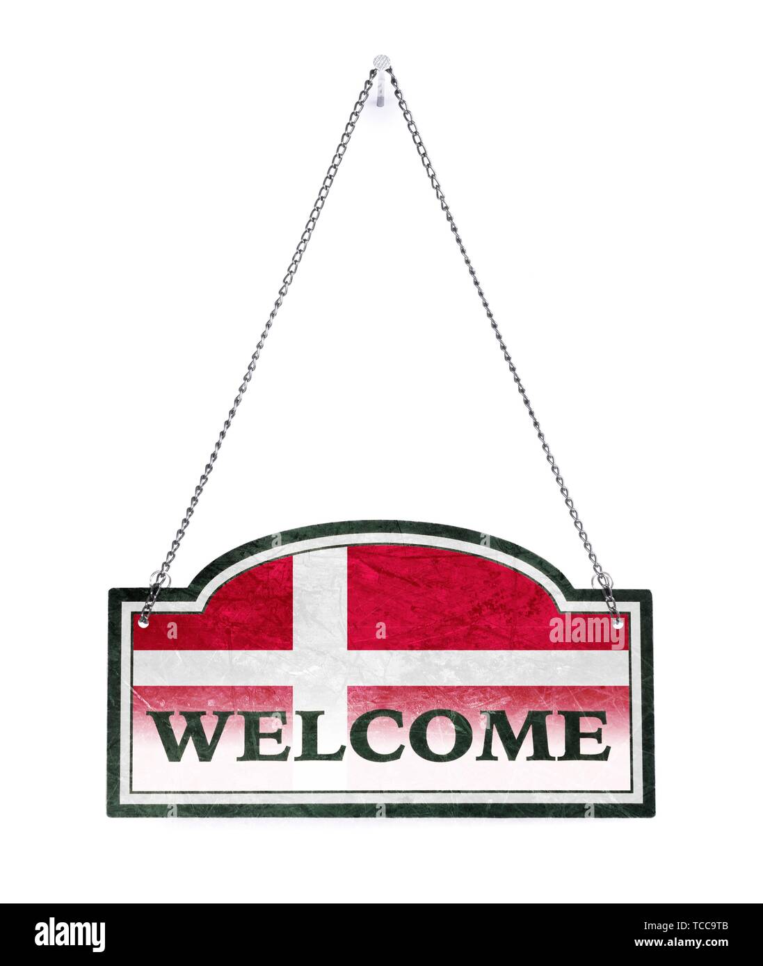 Welcome to denmark sign hi-res stock photography and images - Alamy