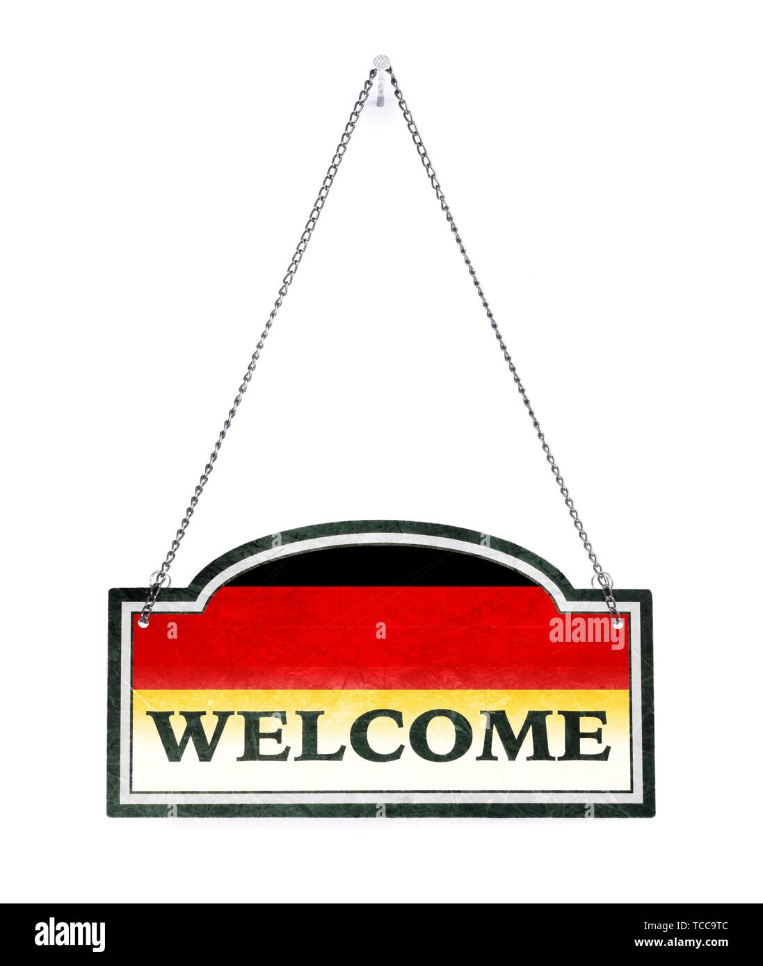 Welcome to germany Cut Out Stock Images & Pictures - Alamy