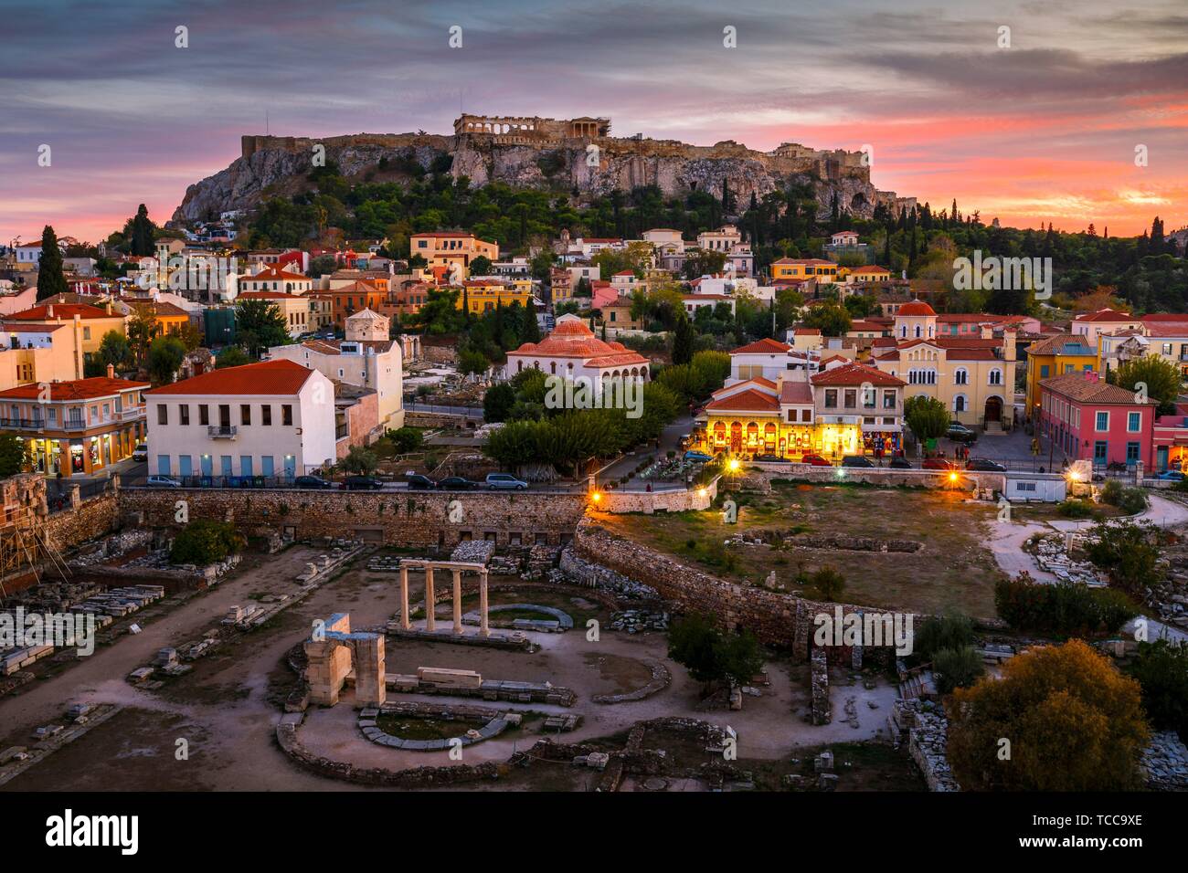 Athens roof top bar hi-res stock photography and images - Alamy