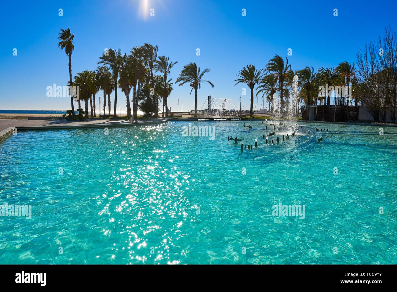 Playa llevant costa dorada hi-res stock photography and images - Alamy