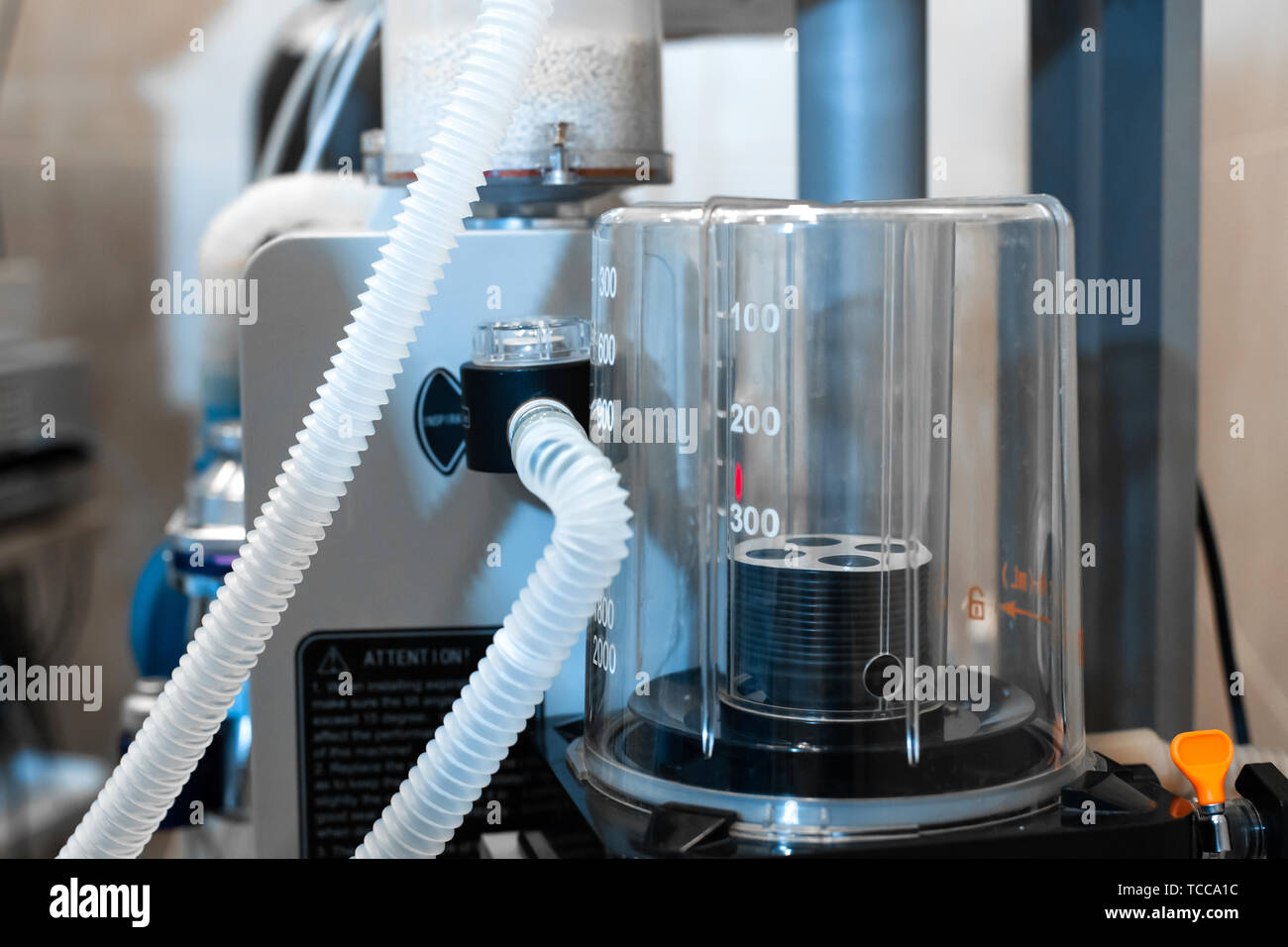 device for artificial ventilation of the patient's lungs. Surgical ...