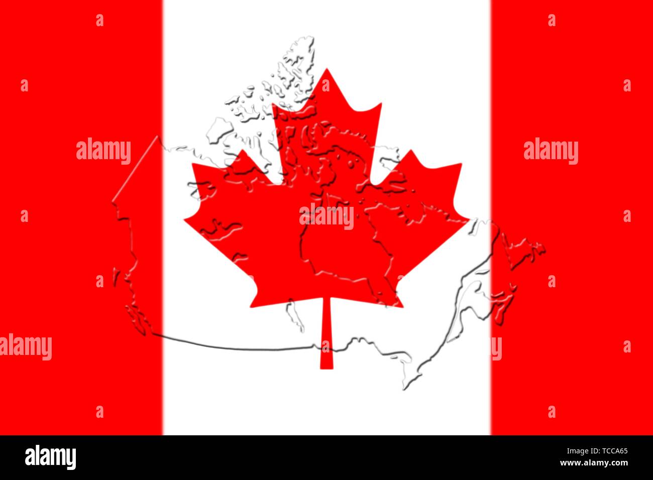 Map of canada hi-res stock photography and images - Alamy