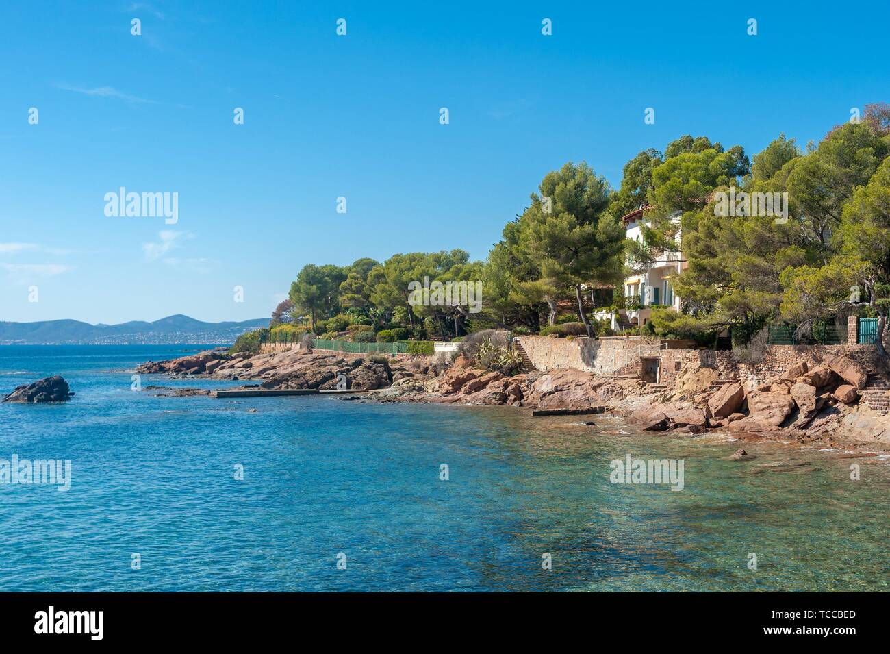 Saint Raphael France Beach High Resolution Stock Photography and Images ...