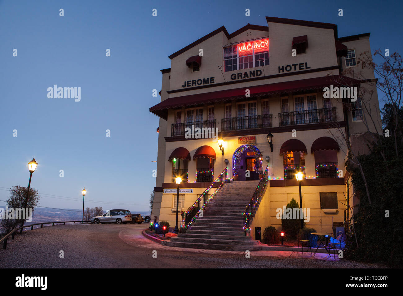Jerome Grand Hotel Arizona Stock Photo - Alamy