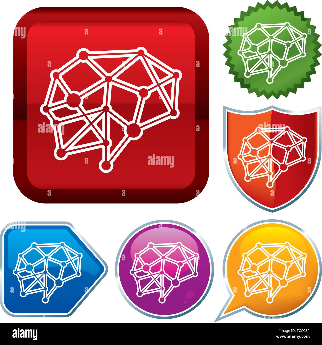 Think icons Stock Vector Images - Alamy