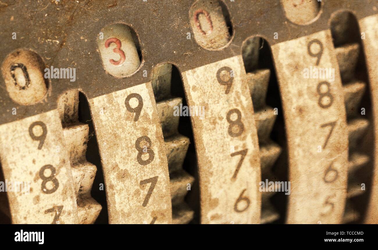 Old Adding Machine High Resolution Stock Photography and Images - Alamy
