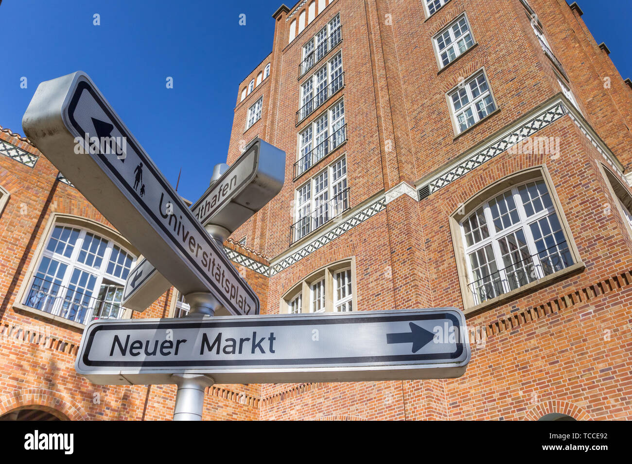Old german sign historical center hi-res stock photography and images ...