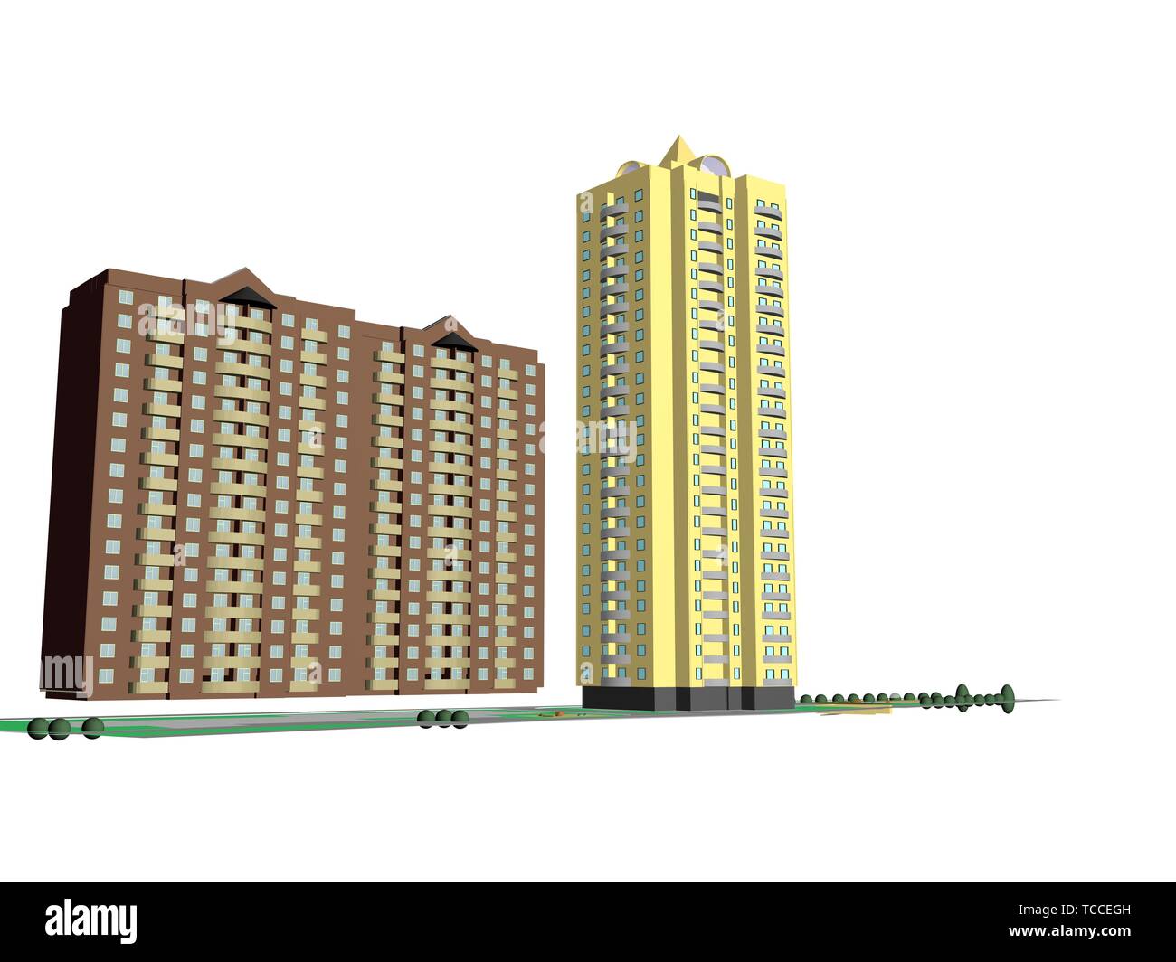 Human Made Architecture Cut Out Stock Images & Pictures - Alamy