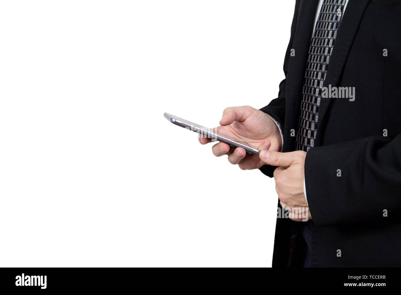 Hand holding phone back hi-res stock photography and images - Alamy