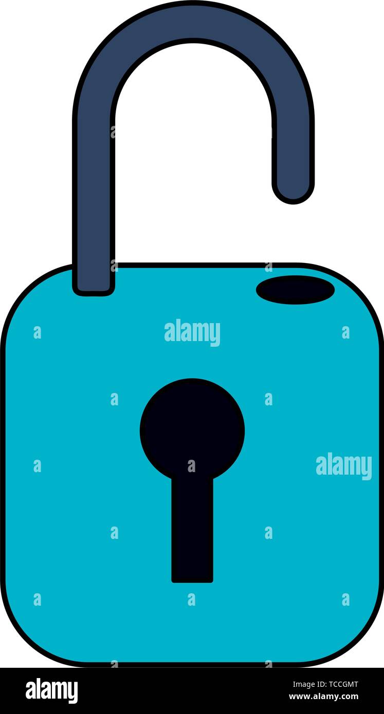 Security padlock unlocked symbol isolated Stock Vector Image & Art - Alamy
