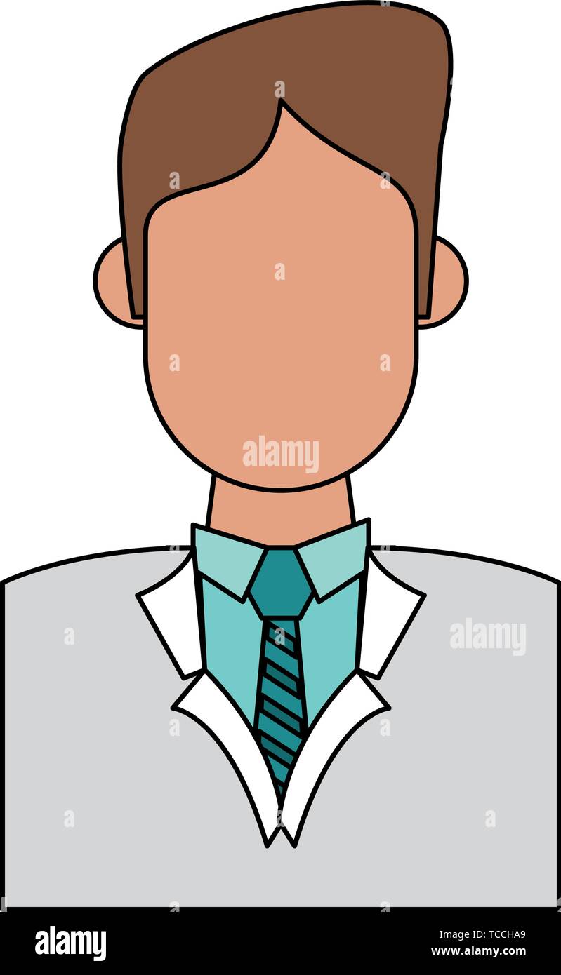 Doctor faceless avatar character profile isolated Stock Vector Image ...