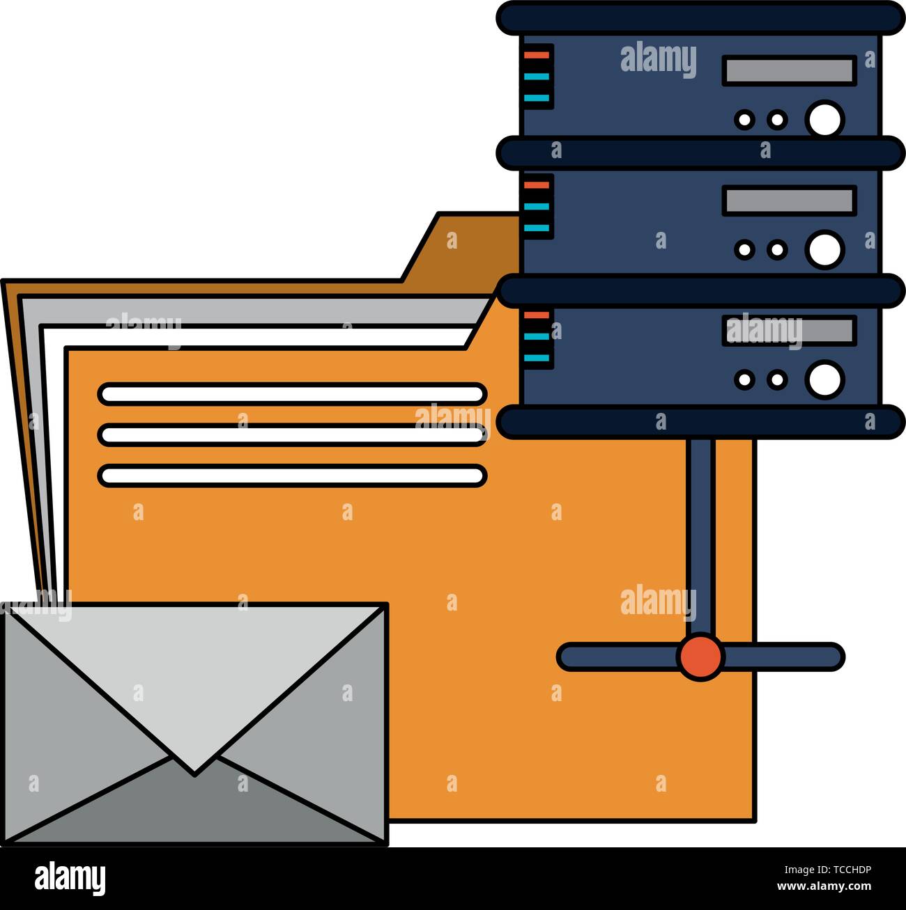 Email servers Stock Vector Images - Alamy