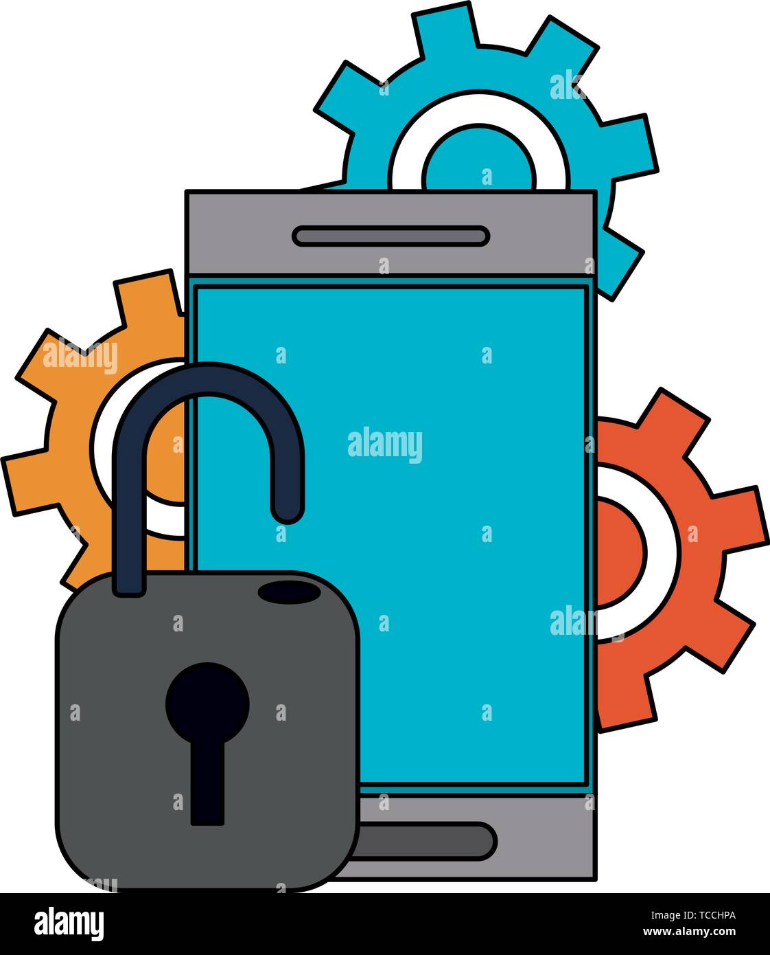 Business and smartphone technology symbols Stock Vector Image & Art - Alamy