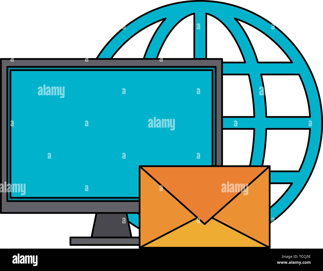 Business and smartphone technology symbols Stock Vector Image & Art - Alamy