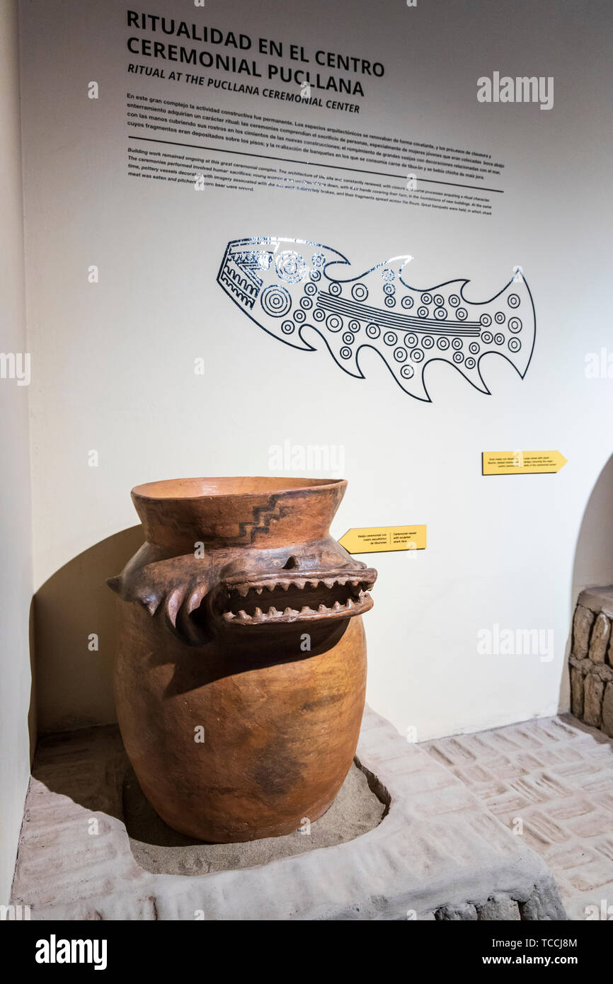 Huaca Pucllana, pre Columbian, pre Inca, pyramid temple, tomb and ...