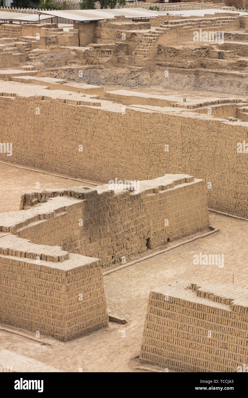 Huaca Pucllana, pre Columbian, pre Inca, pyramid temple, tomb and ...