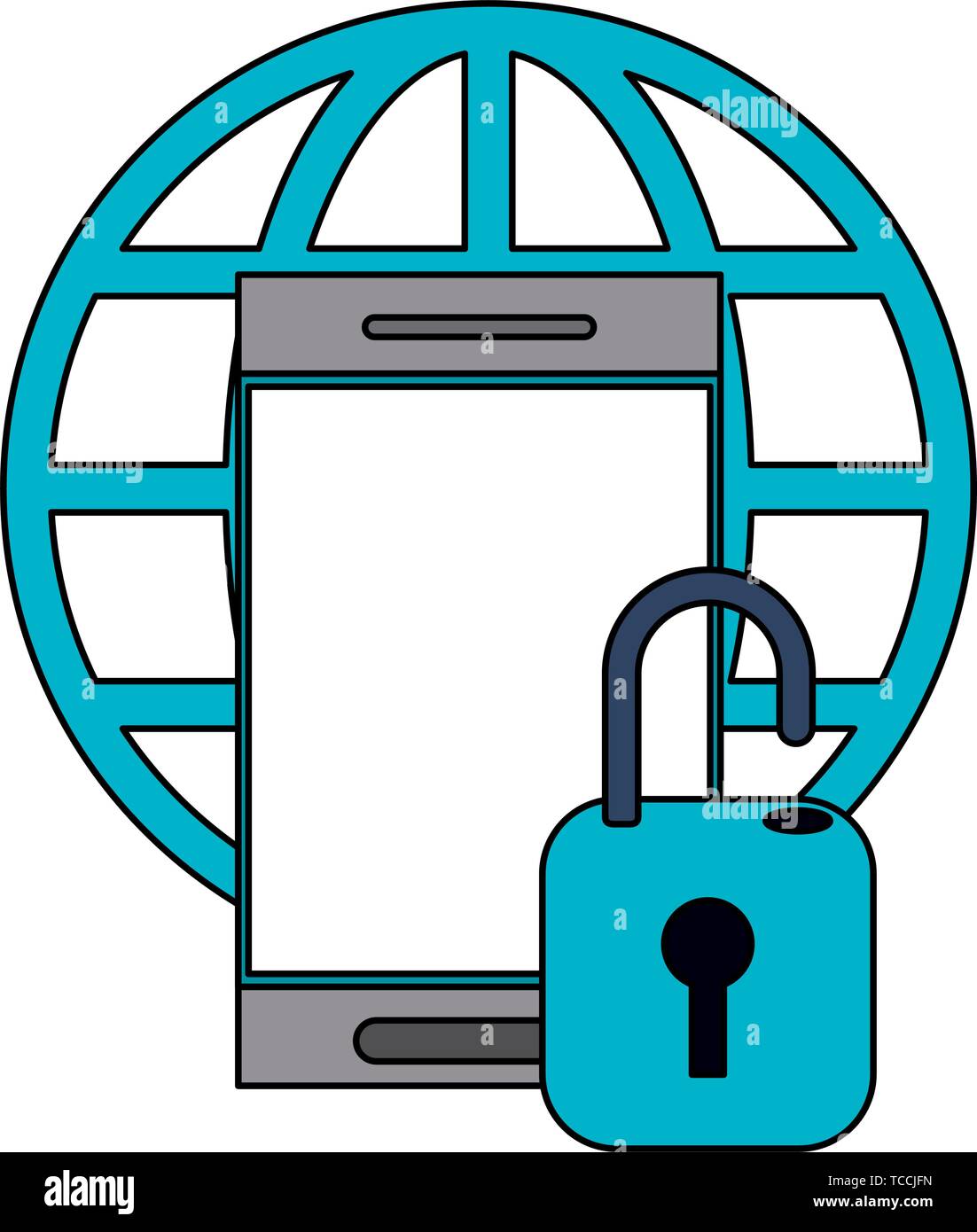 Business and smartphone technology symbols Stock Vector Image & Art - Alamy