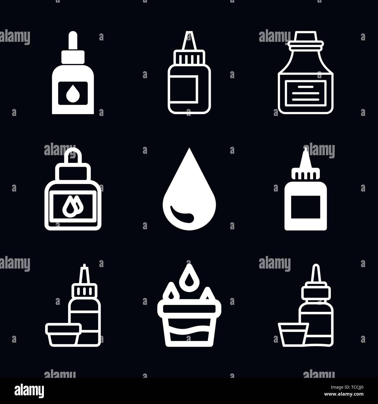 Quill ink icon logo, vector sign symbol for design Stock Vector Image ...