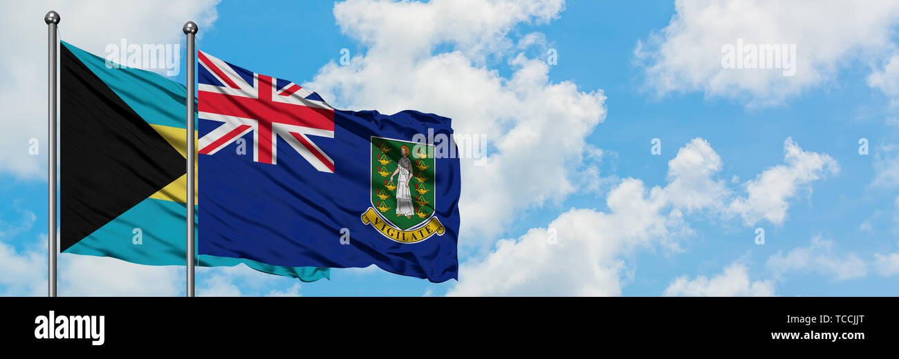 Bahamas british virgin islands flag hi-res stock photography and images ...