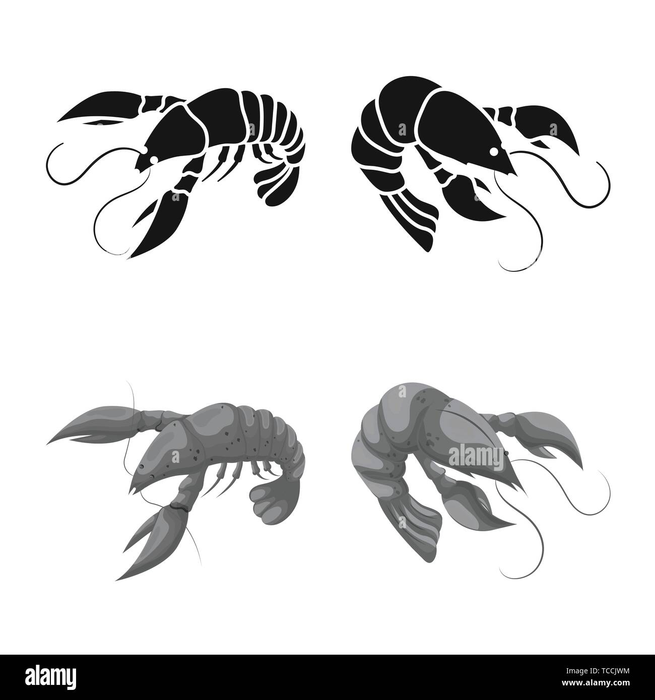 lobster,red,underwater,boiled,atlantic,fresh,mascot,creature,beach ...