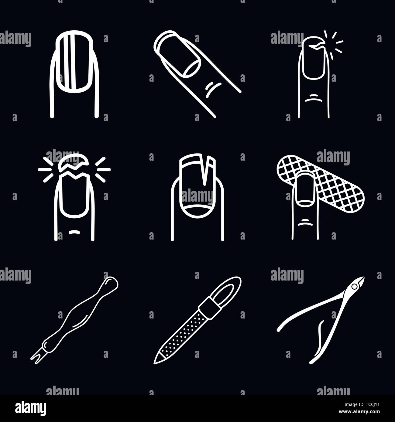 Manicure icon logo, vector sign symbol for design Stock Vector Image ...