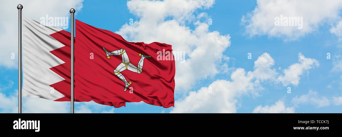 Bahrain isle of man flag hi-res stock photography and images - Alamy