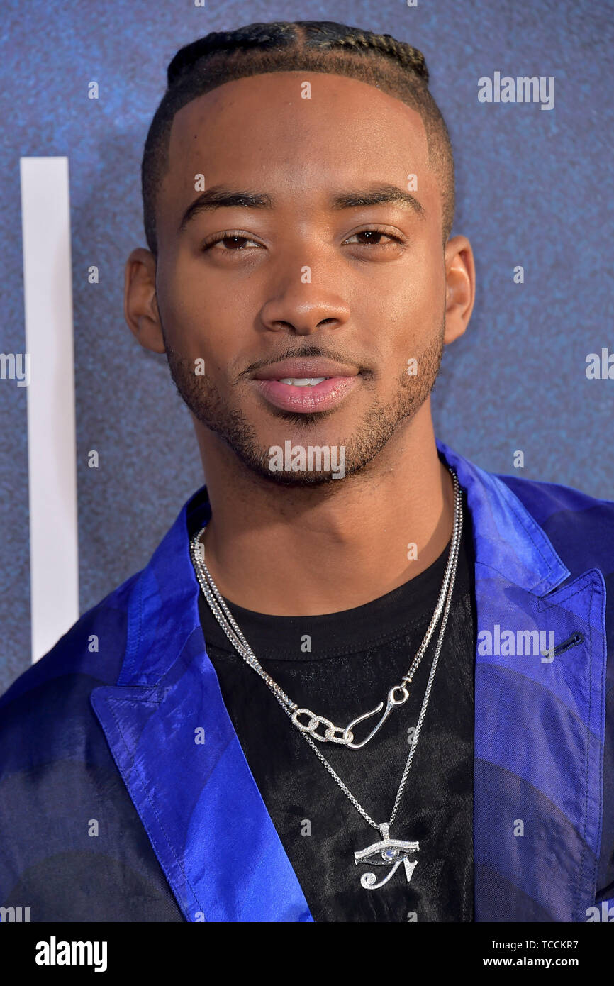 Algee Smith attending the HBO TV-Series 'Euphoria' at Cinerama Dome on ...