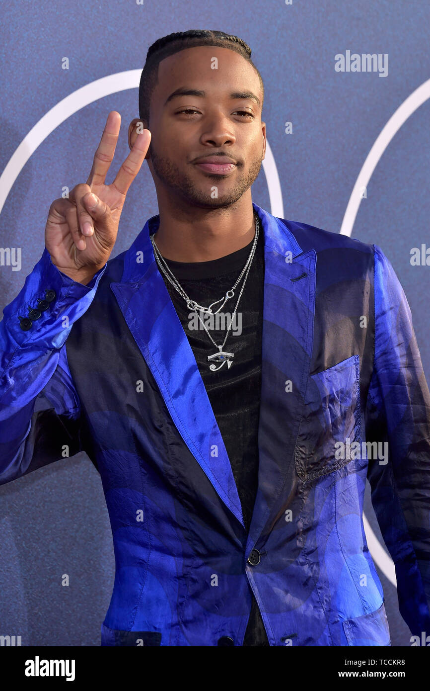 Algee Smith attending the HBO TV-Series 'Euphoria' at Cinerama Dome on ...