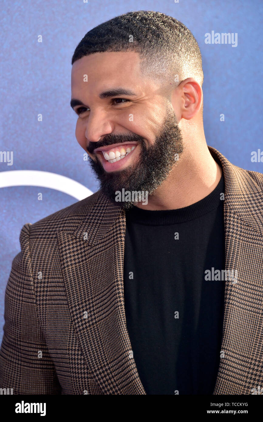 Drake attending the HBO TV-Series 'Euphoria' at Cinerama Dome on June 4 ...